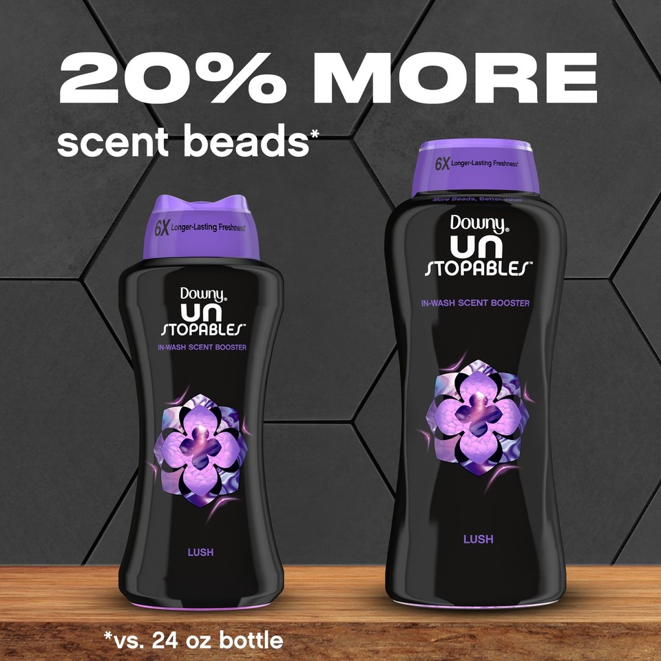Downy Unstopables Lush In-Wash Scent Booster Beads 30.1 oz - Freshness ...