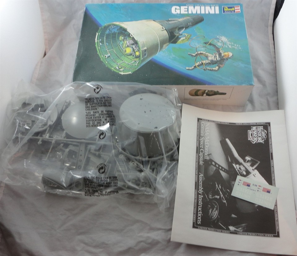 Revell NASA Gemini Module 1:24 Scale Model Spaceship Kit | eBay