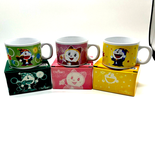 Doraemon Dorami Mug ABC set Circle K Sunkus Original Box Japan Limited ...