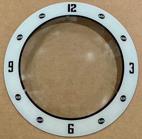 New A&W Root Beer Rootbeer Outer Double Bubble Clock Replacement Lens ...