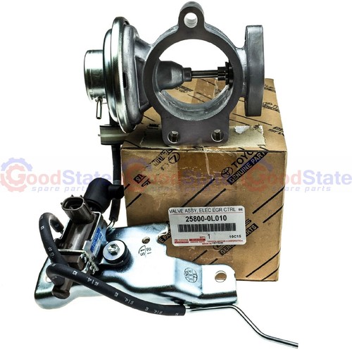 GENUINE Toyota Hilux KUN16 KUN26 1KDFTV 3.0L D-4D EGR Valve Exhaust Gas ...