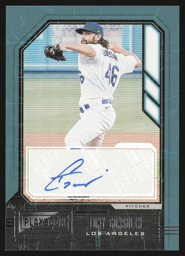 2021 Panini Chronicles #PA-TG Tony Gonsolin Playbook Autographs AU | eBay