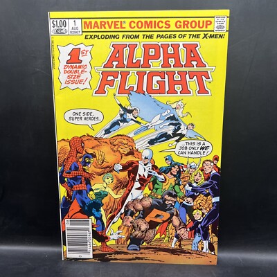 Alpha Flight 1 (1983) Newsstand VF/NM. Marvel 1st: Puck, Marrina ...