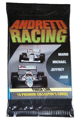 ANDRETTI (MARIO) RACING FINISH LINE 10 PREMIUM COLLECTOR'S CARDS NEW IN ...