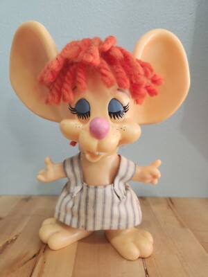 Vintage 1970 Roy Des Of Florida Country Mouse Girl Coin Bank | eBay