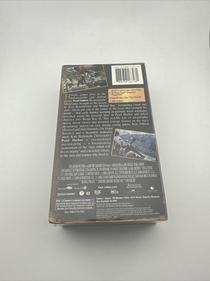 Pearl Harbor (VHS, 2001, Widescreen 60th Anniversary Commemorative ...