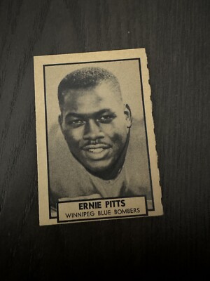 1962 Topps CFL #162 ERNIE PITTS Winnipeg Blue Bombers Football Card | eBay