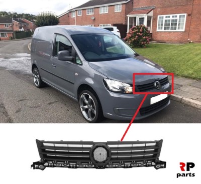 FOR VW CADDY 10-15, TOURAN 10-15 FRONT BUMPER UPPER CENTER GRILLE NO ...
