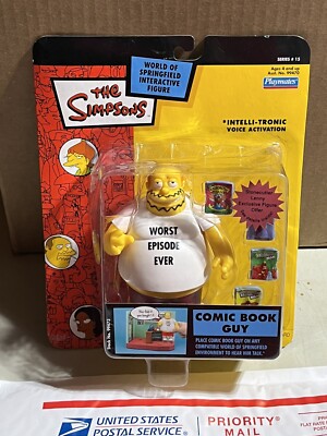 The Simpsons COMIC BOOK GUY "Worst Episode Ever" Series 15 figure NEW ...