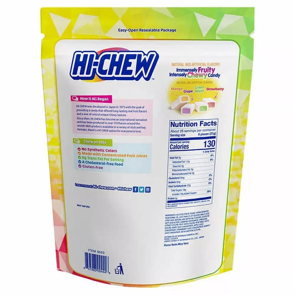 4 PACK - Hi-Chew Fruit Chews Variety Pack Morinaga, 30 oz. Hi Chew ...