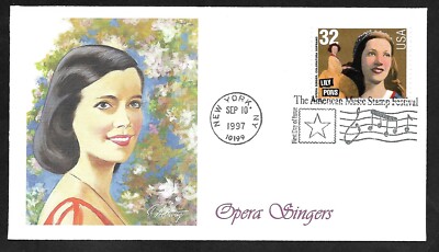 #3154 32c Opera Singer - Lily Pons- Fleetwood FDC | eBay