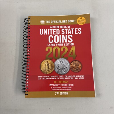 A Guide Book of United States Coins 2024 Large Print - Paperback - VERY ...
