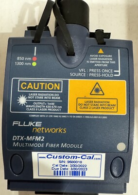 Fluke Networks DTX-MFM2 MULTIMODE FIBER MODULE | eBay