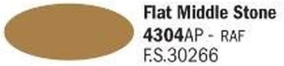 ITALERI ACRYLIC PAINT - colore acrilico FLAT MIDDLE STONE FS 30266 ...