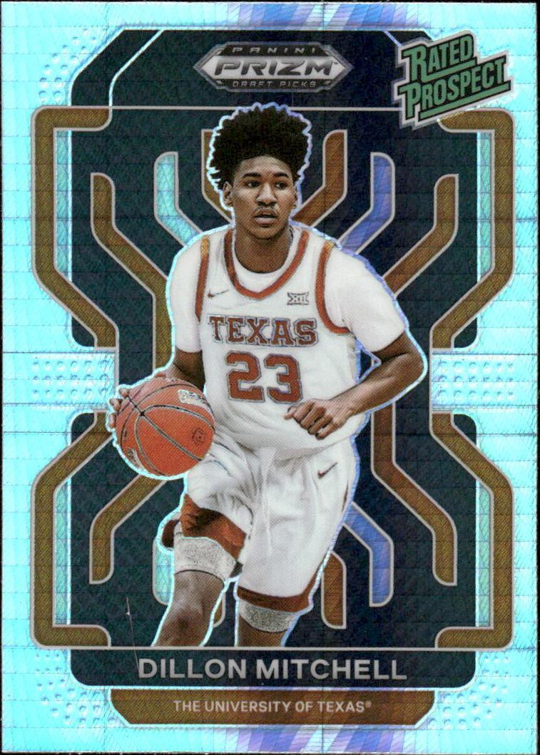 2022-23 Panini Prizm Draft Picks - Rated Prospect Dillon Mitchell #RP ...