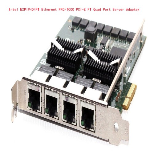 Intel EXPI9404PT Ethernet PRO/1000 PCI-E PT Quad Port Server Adapter ...