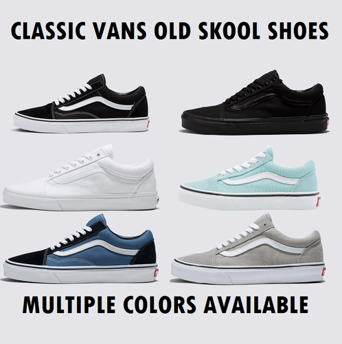Vans Canvas Old Skool Unisex Shoes Multiple Colors Available | eBay