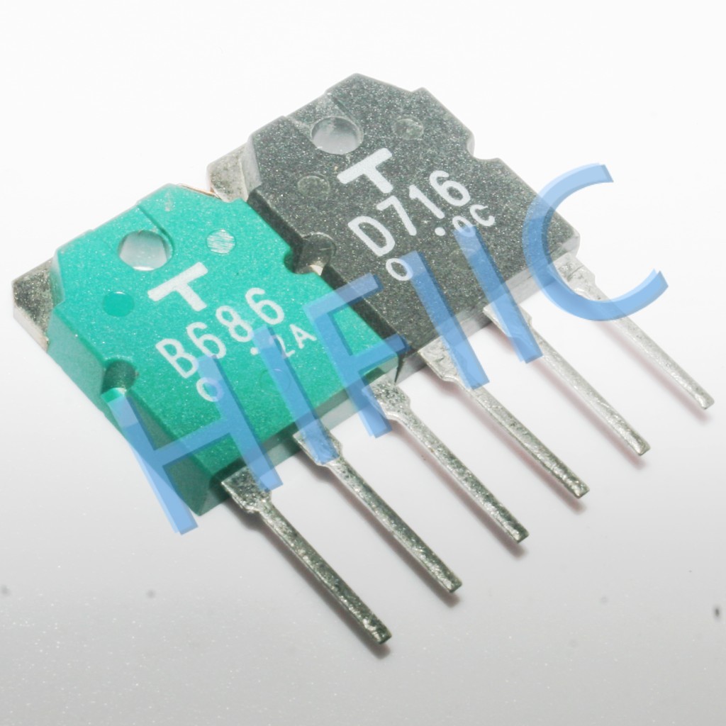 1Pairs 2SD716 + 2SB686 (D716 B686) Transistors TO-3P | eBay