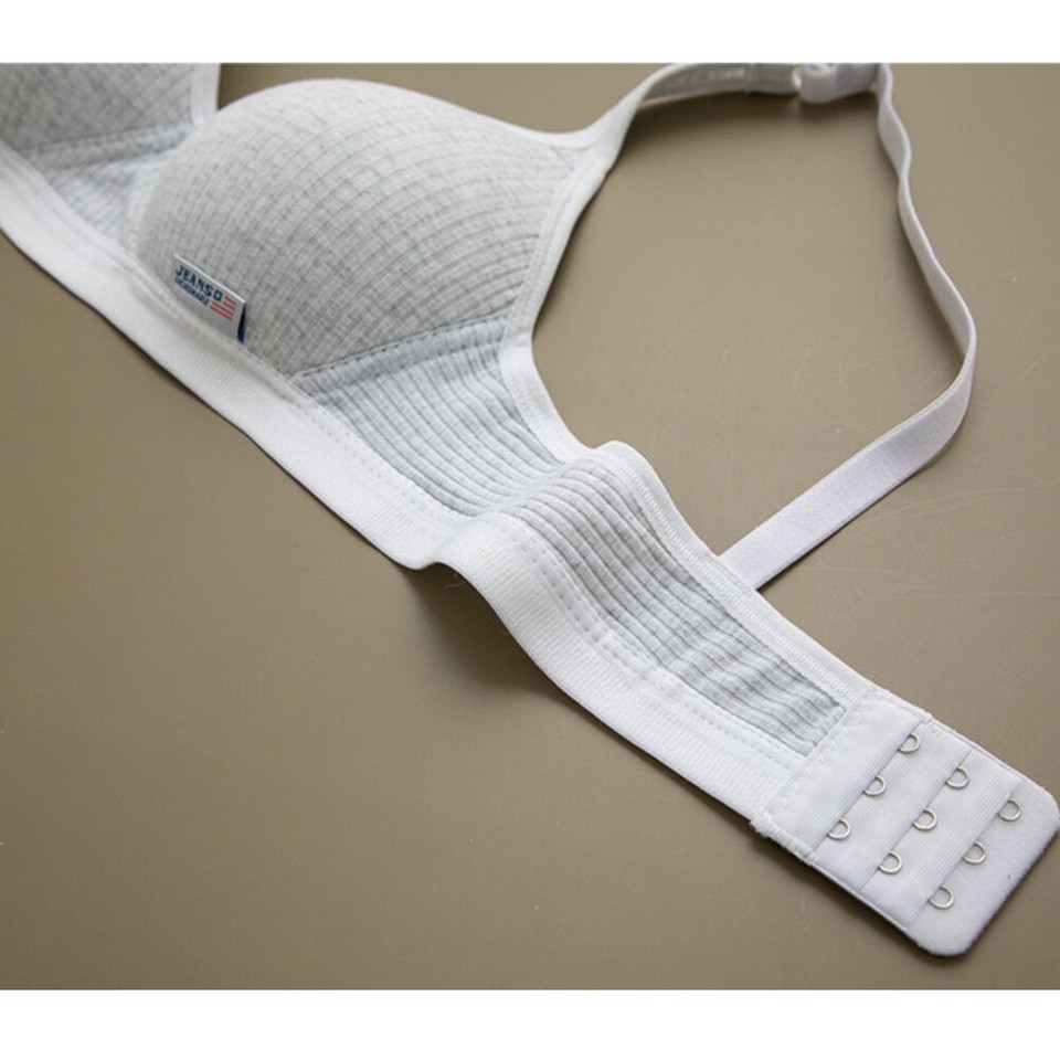 Girl Bras Thin Padded Soft Cotton Brassiere Sexy Stretch Cozy Maiden ...