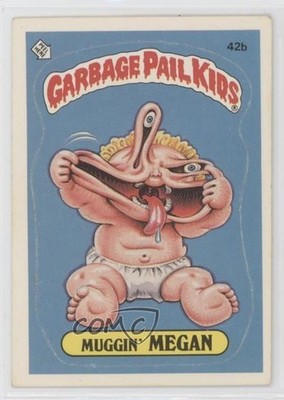 1985 Topps Garbage Pail Kids Series 2 Muggin' Megan (One Star Back ...