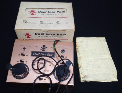 VTG MRC DUAL LOCO PACK HO TRAIN CONTROL TRANSFORMER MODEL RAILROAD ...