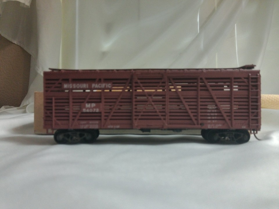 Athearn HO Scale Missouri Pacific MoPac Stock Car Built Kit w/ Box ...