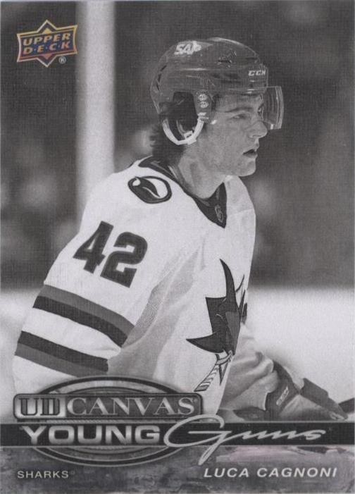 2025-26 Upper Deck Series 1 - Ud Canvas Young Guns Luca Cagnoni #C-113 ...