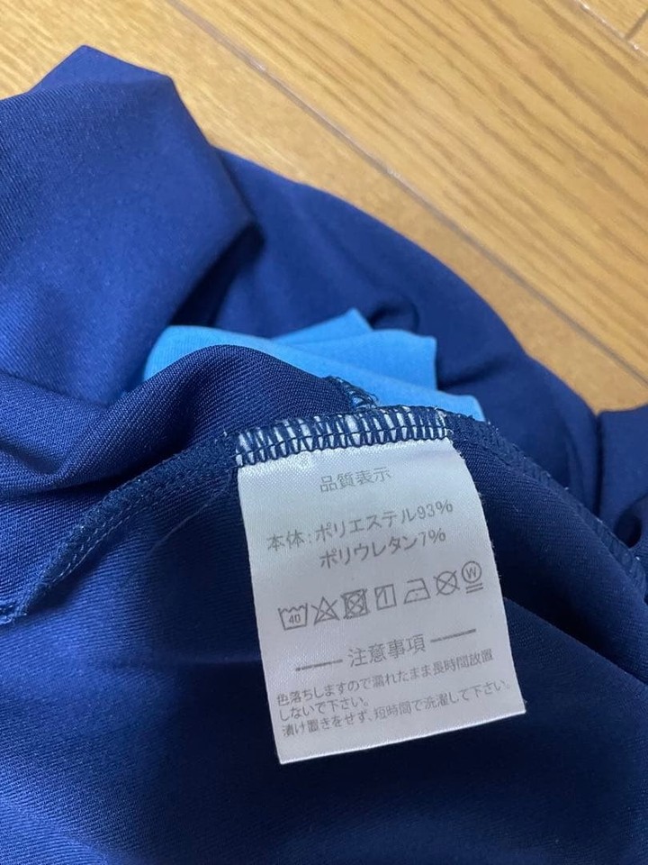 Lorenzo FC Osaka Long Sleeve Shirt Navy Light Blue Embroidered Logo ...