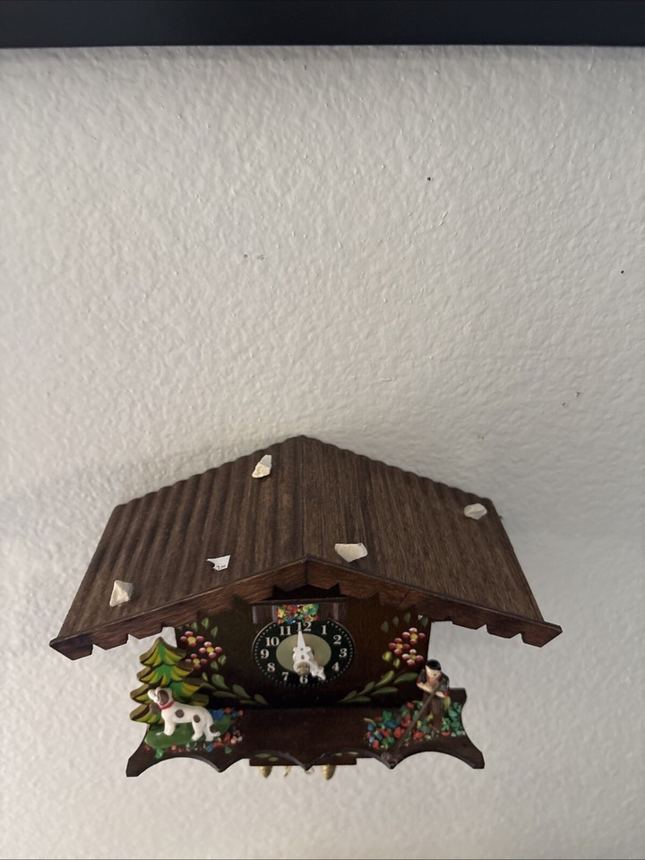 Vintage cuckoo clocks original germany (more For Parts) Missing ...