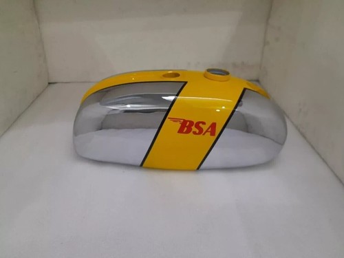 1971-1973 BSA B25 B50 TR25 D355 Aluminum Alloy Yellow Painted Fuel Tank ...