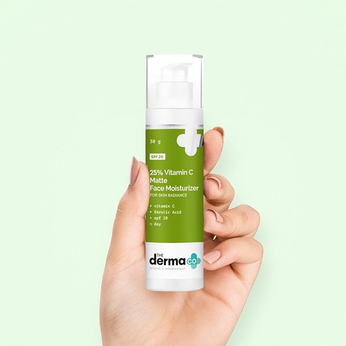 The Darma Co 25% Vitamin C Matte Face Moisturizer & Day Cream with SPF ...