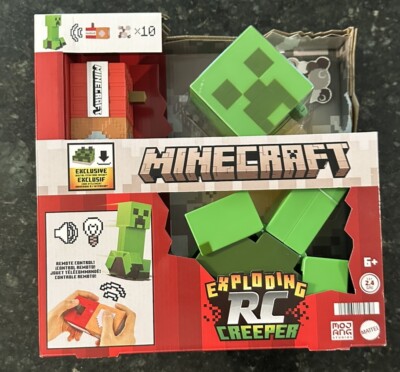 Minecraft Exploding RC Creeper Lights & Sounds 10 Explosion Particles ...