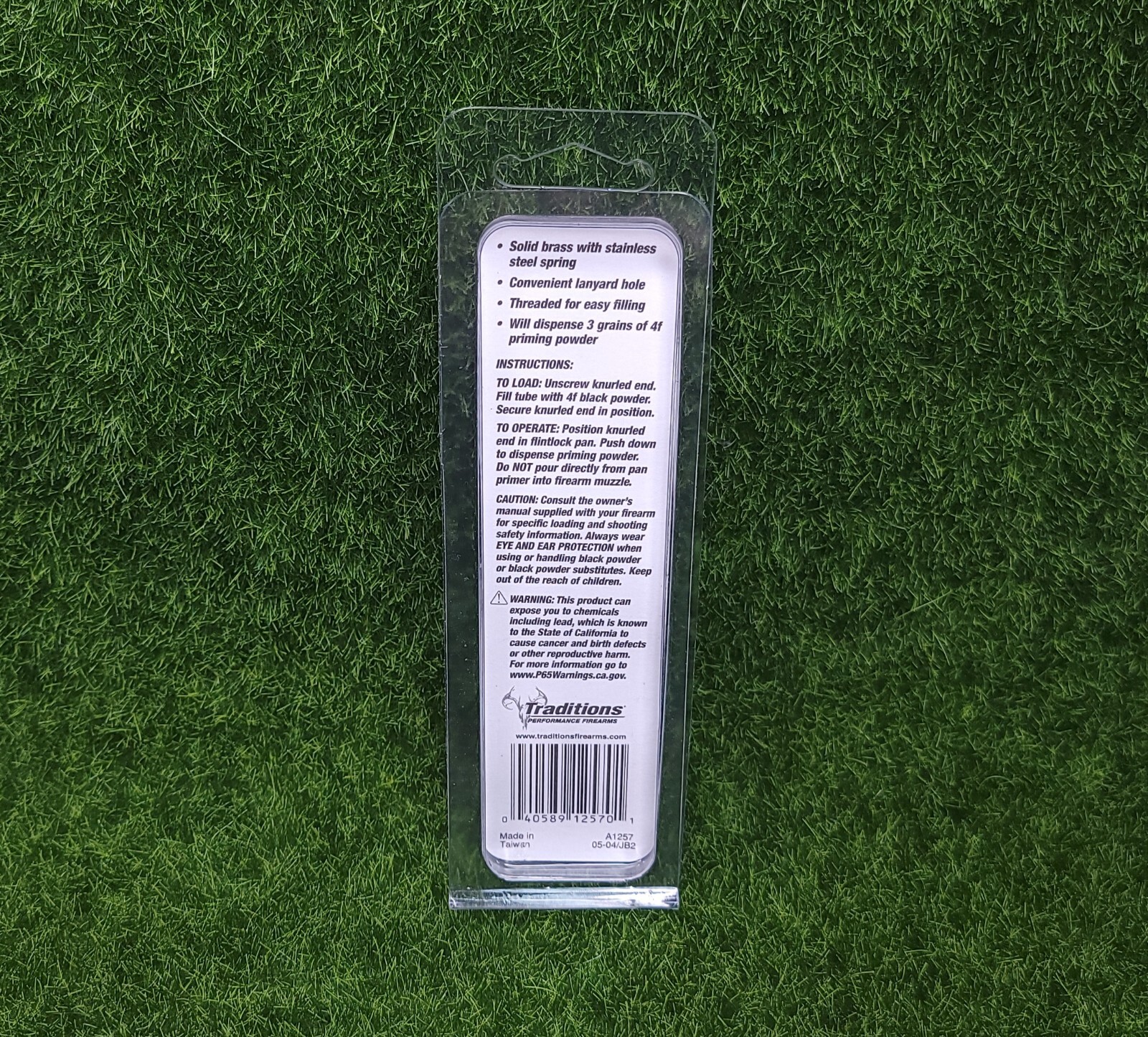 Traditions Brass Muzzleloader Flintlock Pan Primer, 3 Grains per Push ...