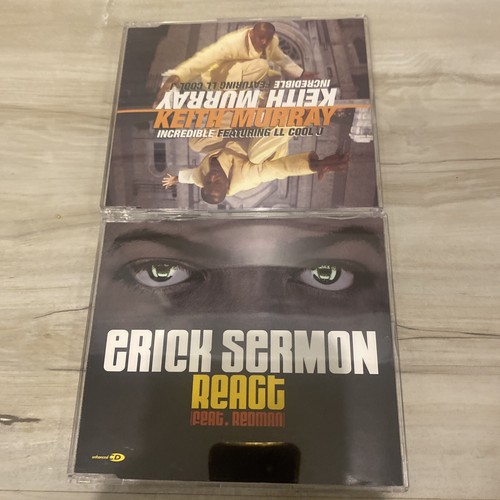 Keith Murray - Incredible & Erick Sermon React Feat Redman Import CD Single LOT | eBay