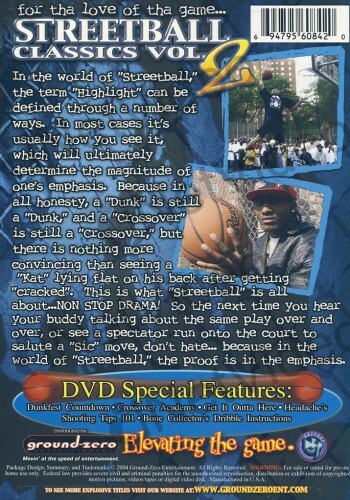 Streetball Classics Volume 2 Basketball DVD + Musik CD | eBay.de