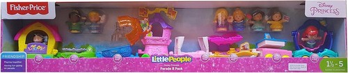 Fisher Price Little People Disney Princess Parade 8 Pack *RARE* BRAND ...