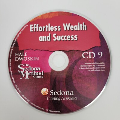 Sedona Method Course~Dwoskin~Replacement Disc CD 9~Effortless Wealth ...