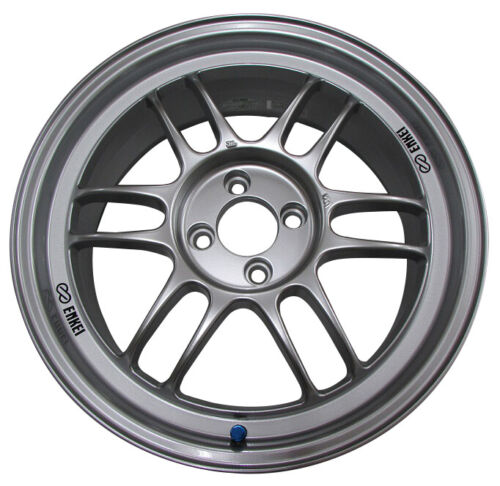 15x7.0 +41 4x100 ENKEI RPF1 JDM Silver Aluminum One Piece Cast Wheel ...