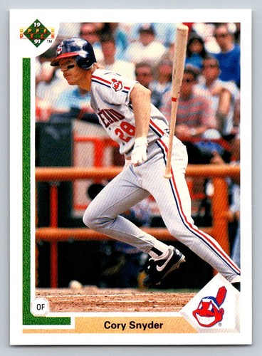 1991 Upper Deck #123 Cory Snyder Cleveland Indians | eBay