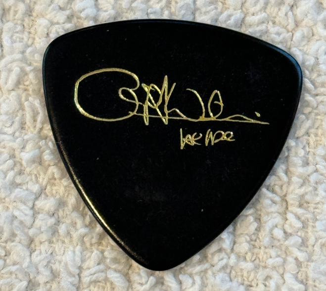AC/DC CLIFF WILLIAMS SIGNATURE BASS GUITAR PICK LATE 1990s TOUR STAGE ...