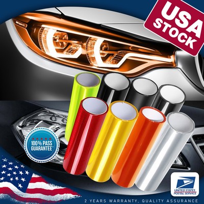 Auto Sticker Fog Light HeadLight Taillight Tint Vinyl Film Decal Sheet ...