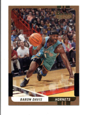 BARON DAVIS 2004/05 BOWMAN SIGNATURE EDITION #24 GOLD PARALLEL #24/50 ...