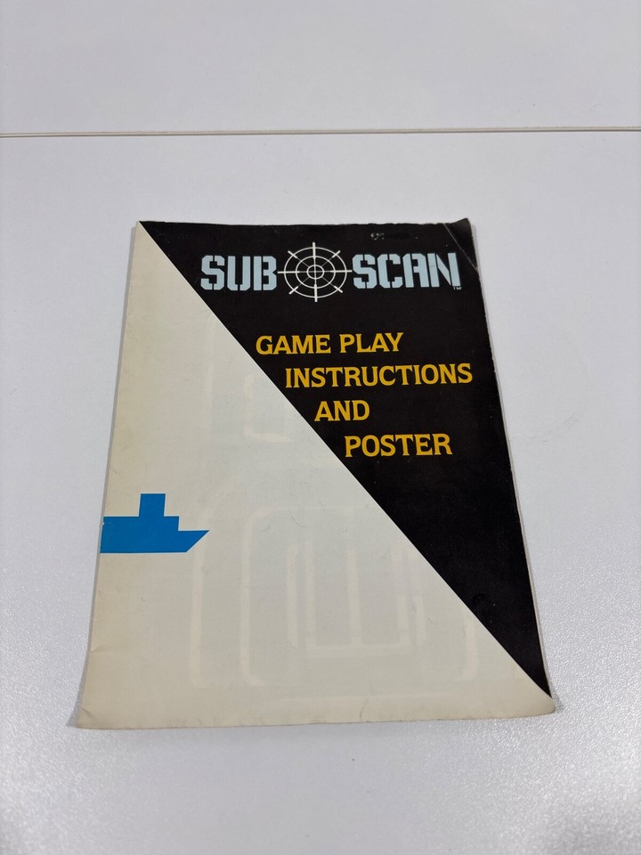 Atari 2600 Sub Scan 1983 Sega Video Game W/Manual Mint game | eBay
