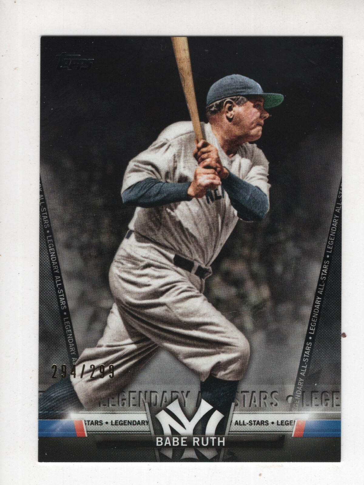 2018 Topps Babe Ruth Salute Legendary All-Stars Black! 294/299 | eBay