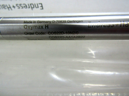 🔥 NEW ENDRESS & HAUSER OXYMAX H DIGITAL OXYGEN SENSOR COS22D-10N2/0 | eBay