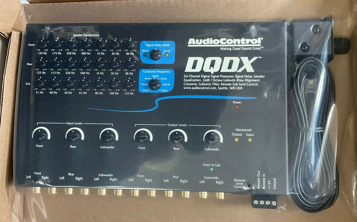 AudioControl DQDX 6 Channel Digital Signal Processor for sale online | eBay