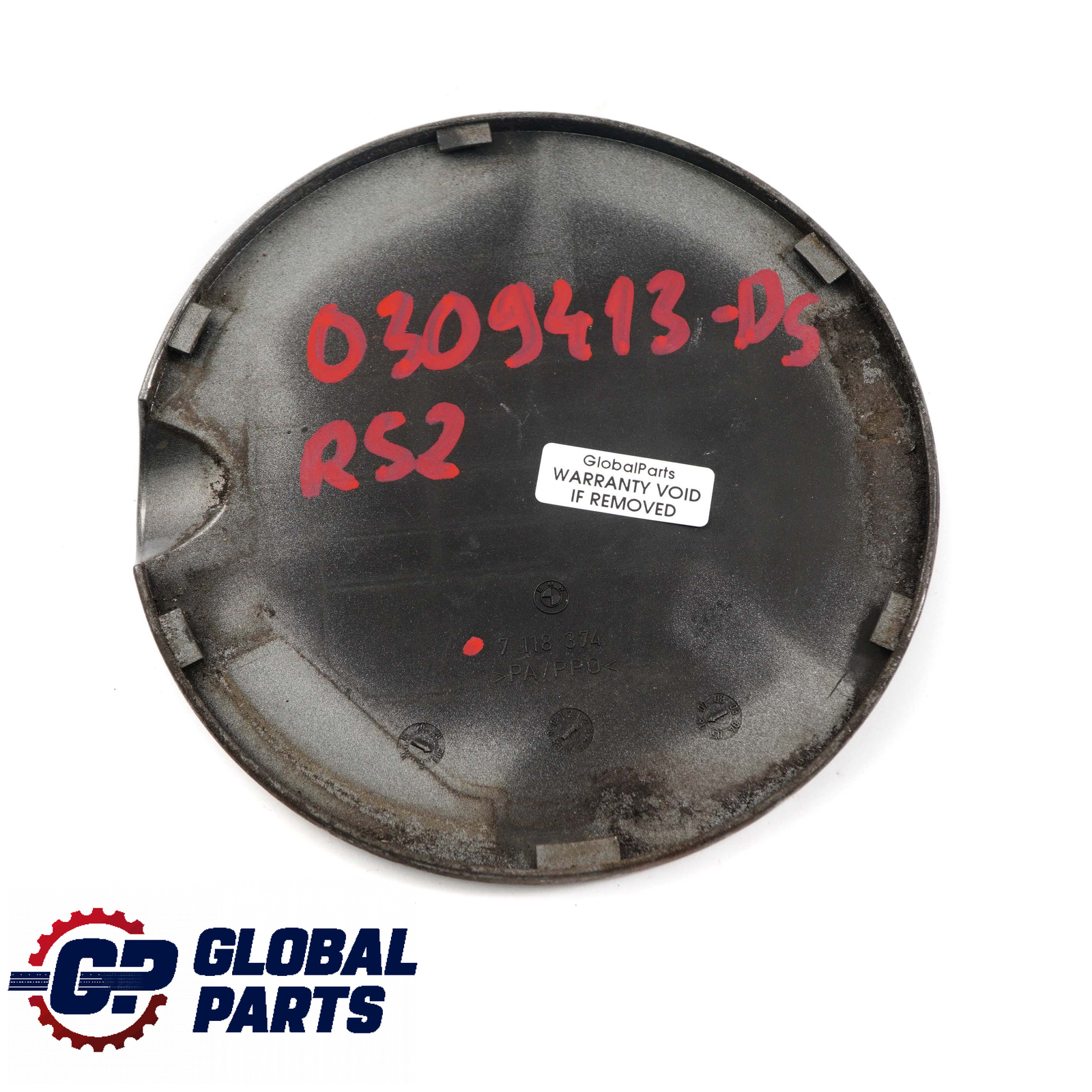 BMW Mini Cooper R52 Cabrio Filler In Flap Fuel Cap Cover Dark Silver ...