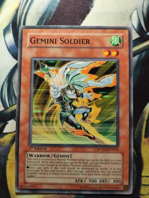Yu-Gi-Oh! NM Gemini Soldier Warriors' Strike SDWS-EN004 1st Edition Common | eBay