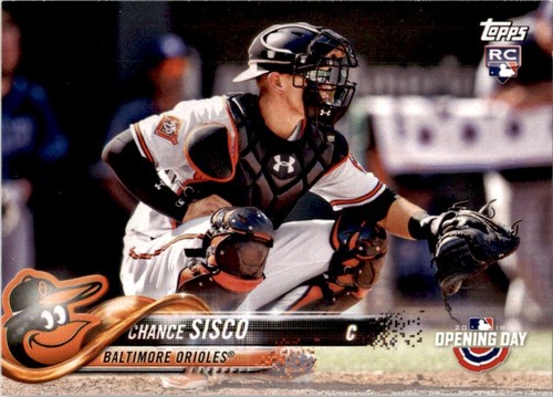 2018 Topps Opening Day Chance Sisco Rookie Baltimore Orioles #123 MLB ...