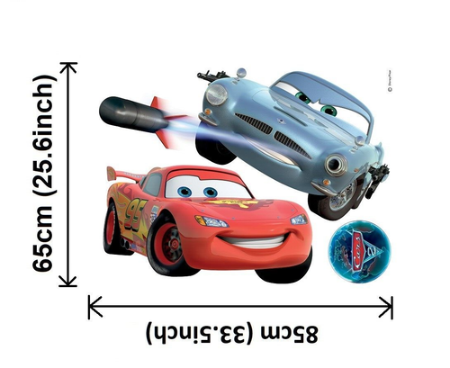 Disney Cars Vinyl Wall Stickers Set furniture decals 65x85 cm kids ...